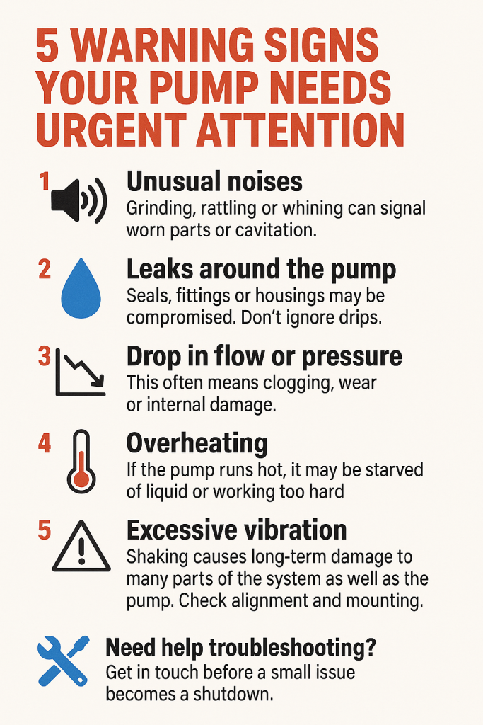 5 warning signs your pump needs urgent attention